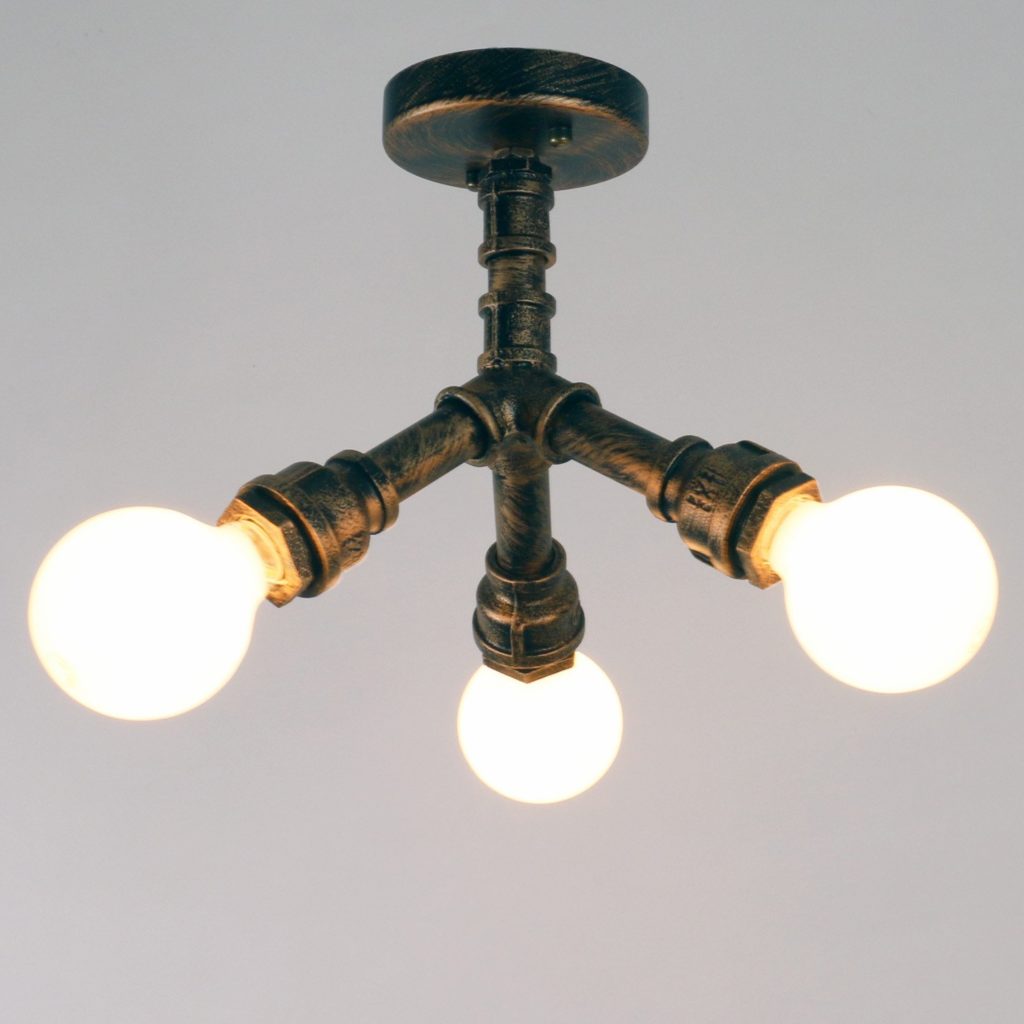 The rise of 3 bulb ceiling light - Warisan Lighting