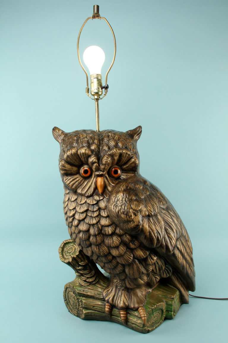 Make your Bedroom Look Romantic with Antique owl lamp - Warisan Lighting