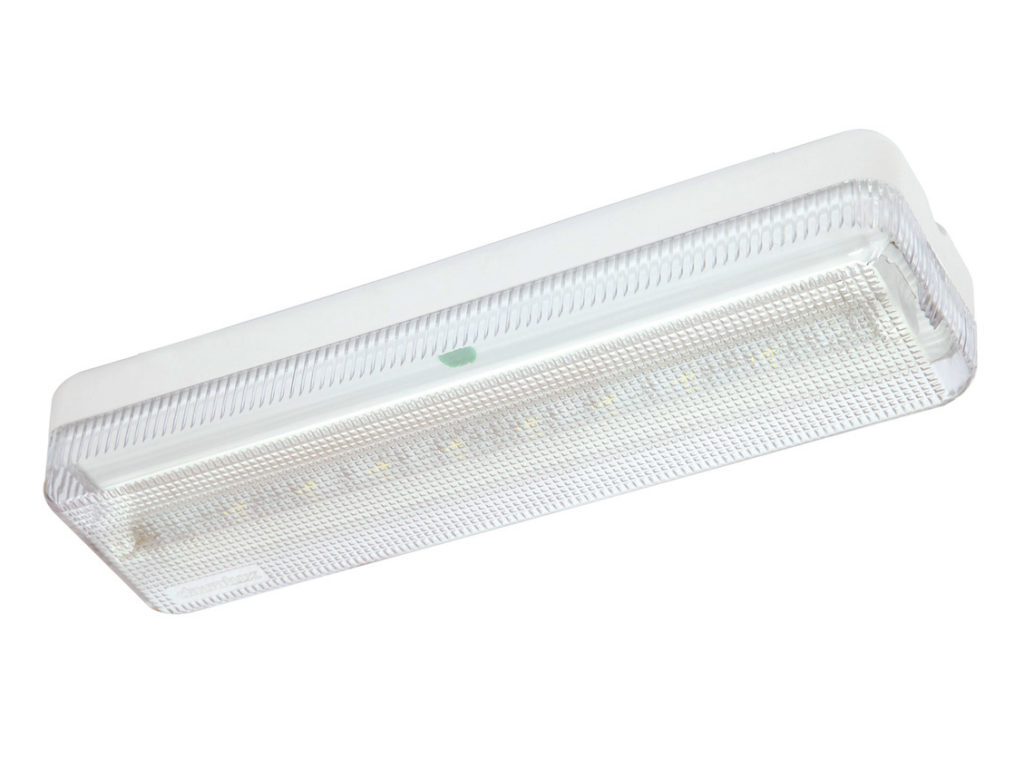 Ceiling emergency light shows you the "light of hope" inside a dark ...