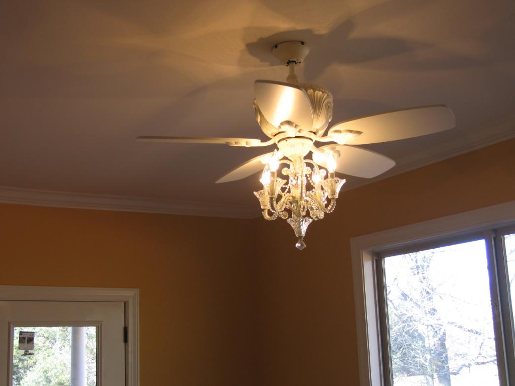 Crystal ceiling fan light kit - 10 methods to modernize your ceiling ...