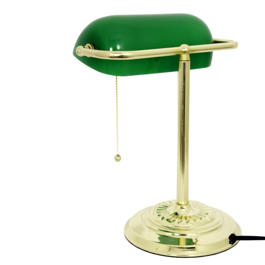 25 methods to Make Your Home Beautiful With Green bankers lamps ...