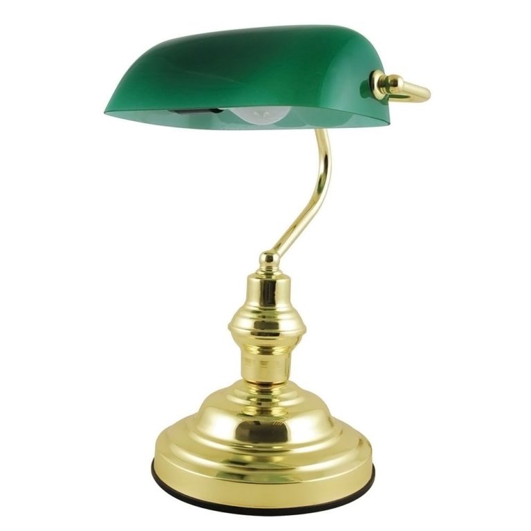 25 methods to Make Your Home Beautiful With Green bankers lamps ...
