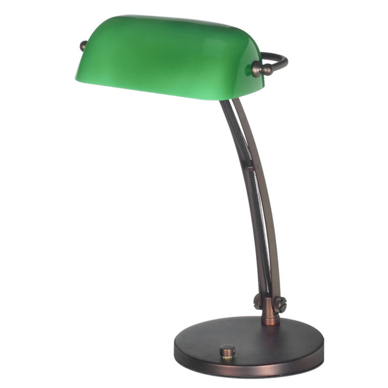 25 methods to Make Your Home Beautiful With Green bankers lamps ...
