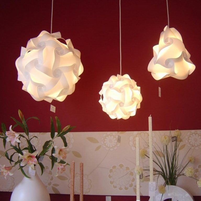 Light your home with the colorful Jigsaw puzzle lamp - Warisan Lighting