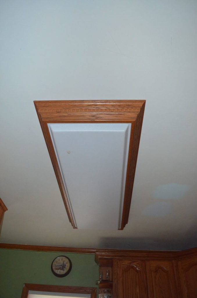 Glamorous Lighting using fluorescent ceiling lights - Warisan Lighting