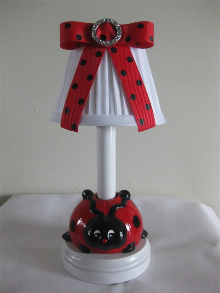 Ladybug lamp - 10 methods to give your home different look and ...