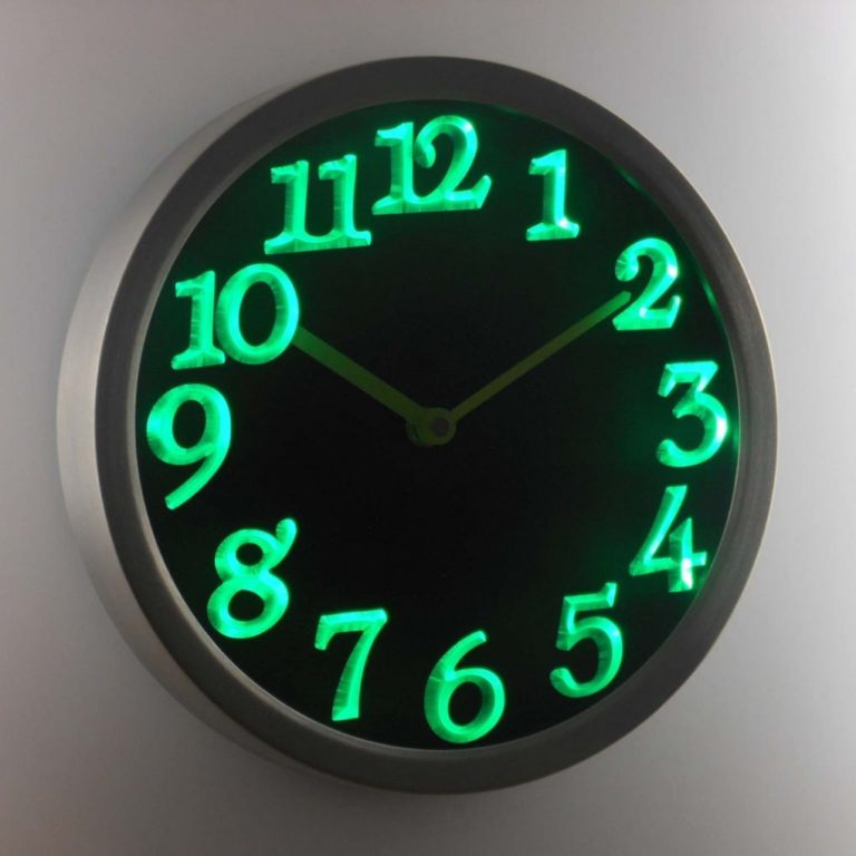 Save up some energy with the use of LED light wall clocks - Warisan ...