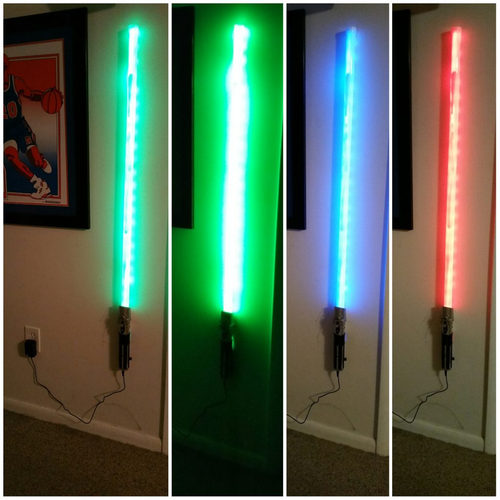 Light saber wall light - Star Wars Atmosphere at Your Home - Warisan ...