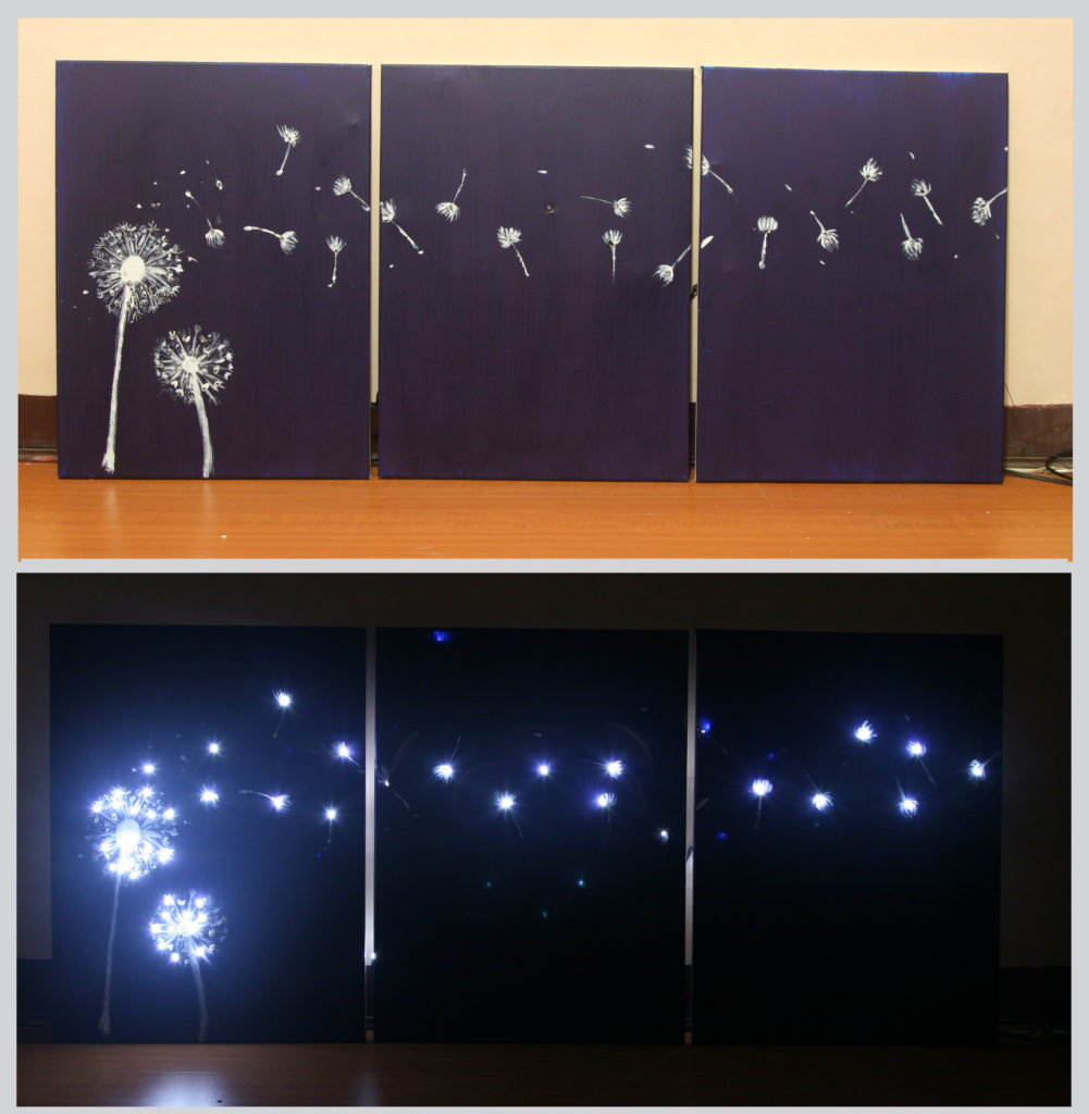 Where to use light up canvas wall art - Warisan Lighting