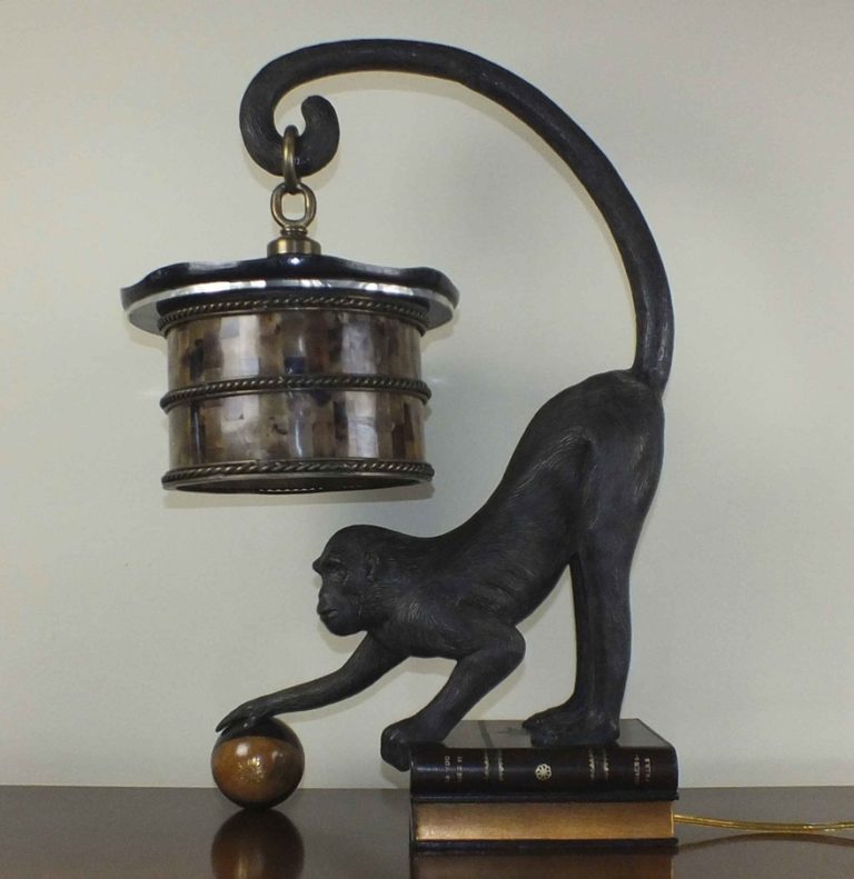 Maitland smith monkey lamp - Monkey Lighting For You - Warisan Lighting