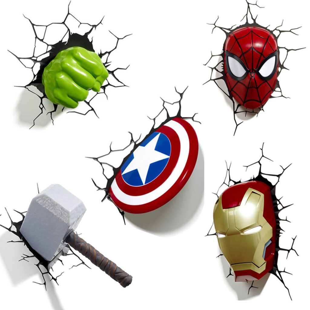 Great role of Marvel avengers 3d wall lights - Warisan Lighting