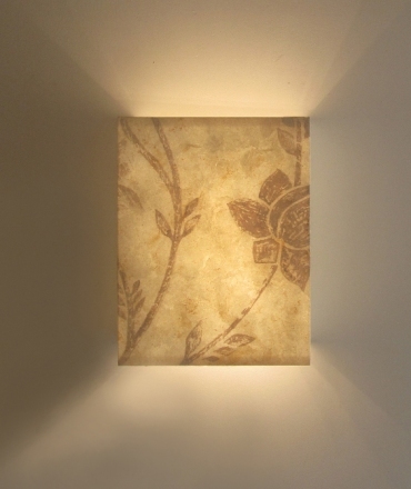 Give your walls special look with paper wall lights - Warisan Lighting