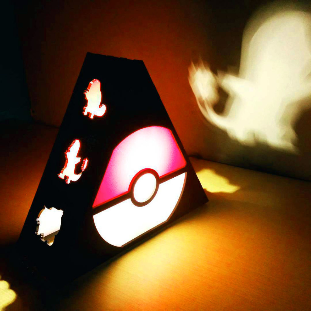 Pokemon lamp - 10 ways to make your kids happy - Warisan Lighting