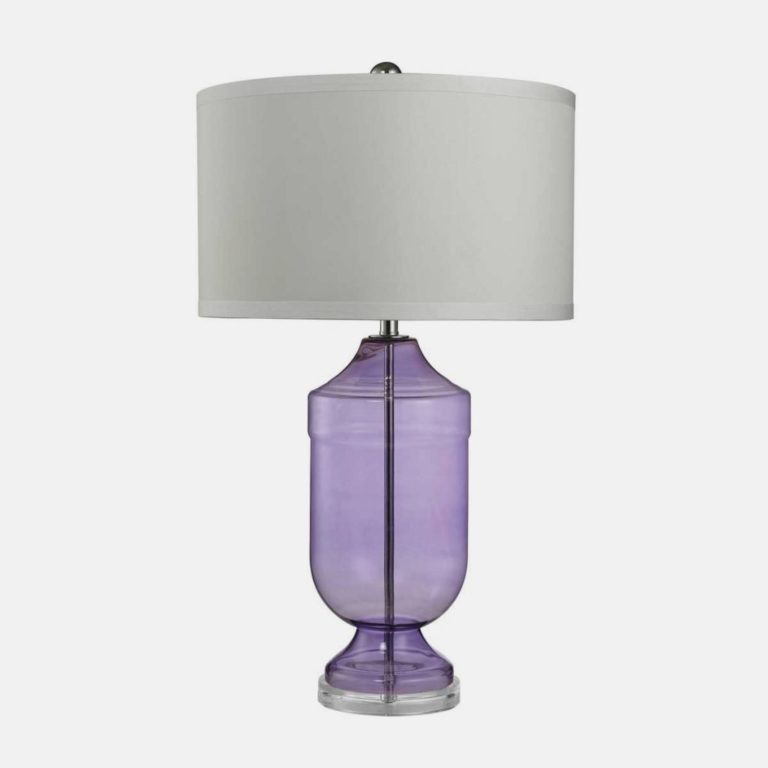 Purple glass table lamp - A Touch of Purple Sophistication For Your ...