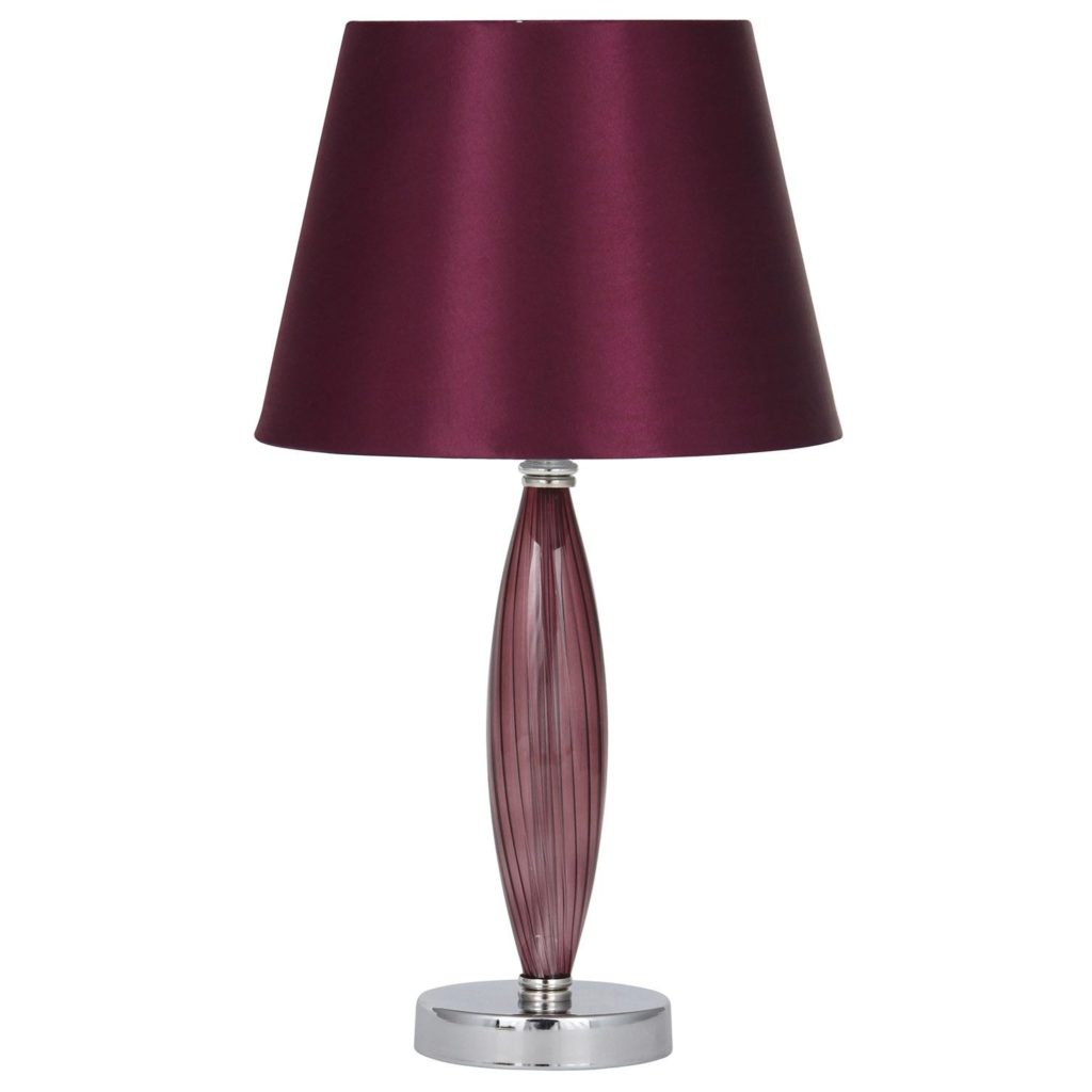 Purple glass table lamp - A Touch of Purple Sophistication For Your ...
