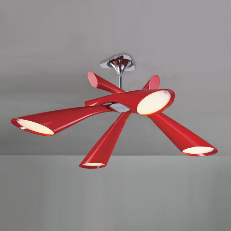 Red ceiling light - Adding Elegance and Vintage Look To Your Room ...