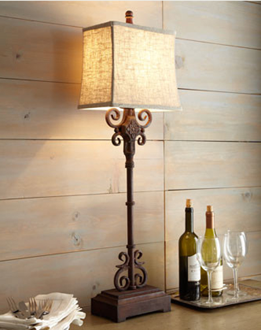 Add Some Extra Style and Charm In Your Space with Rod iron table lamps ...