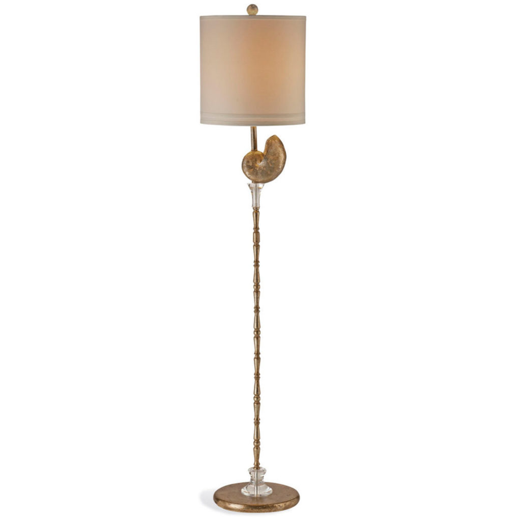 Shell floor lamp - awesome alternative to add stylish to a room ...