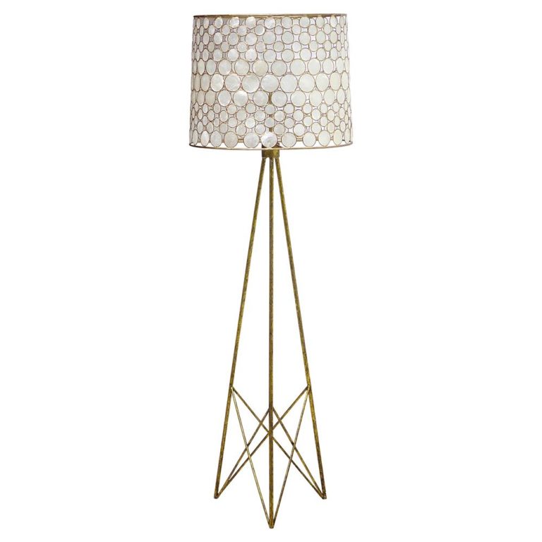 Shell floor lamp - awesome alternative to add stylish to a room ...