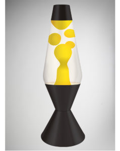 Make a way out of yellow lava lamp - Warisan Lighting