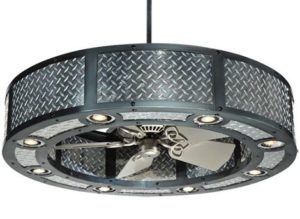 Decorate Your Home With Diamond Plate Ceiling Fan - Warisan Lighting