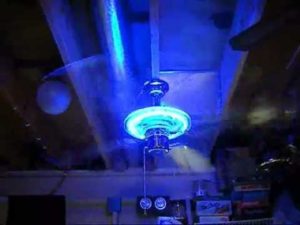 Neon ceiling fan - add a statement to your room! - Warisan Lighting