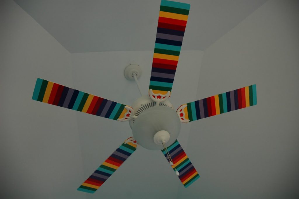 Rainbow ceiling fan - 13 ways to give your little princesses room ...