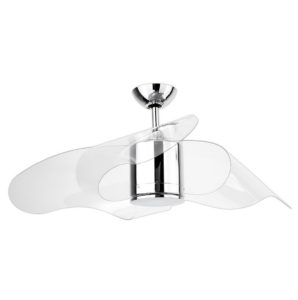 Acrylic ceiling fan - great approach to include loads of intrigue style ...