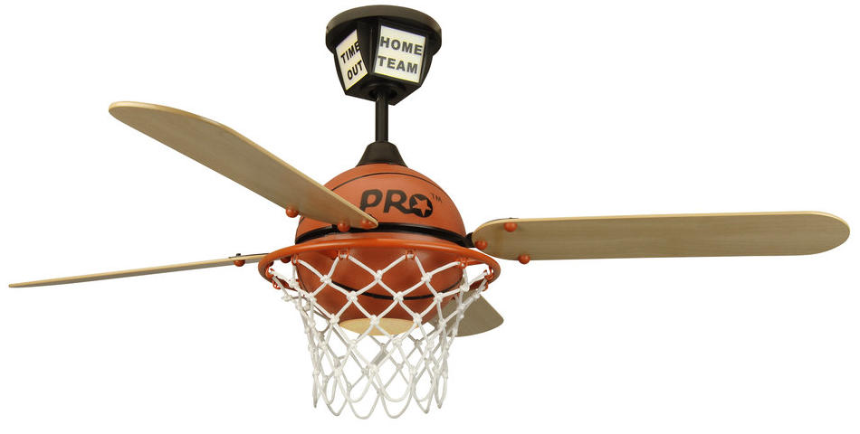 Basketball ceiling fan - best light choice for basketball fans ...