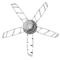 Ceiling fan drawing - design your own ceiling fan - Warisan Lighting