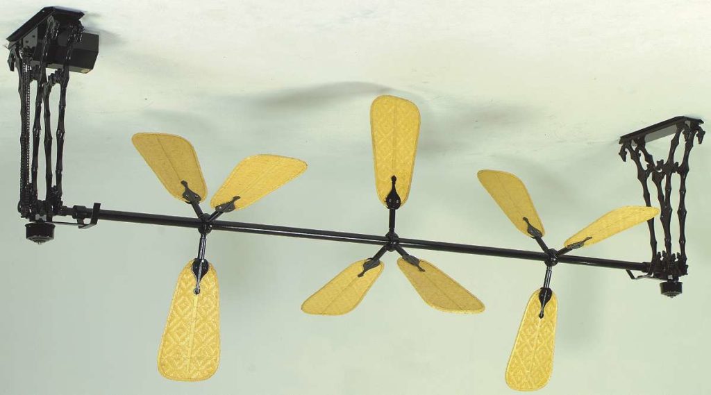 Yellow ceiling fan for a sunny home decor - Warisan Lighting