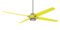 Yellow ceiling fan for a sunny home decor - Warisan Lighting