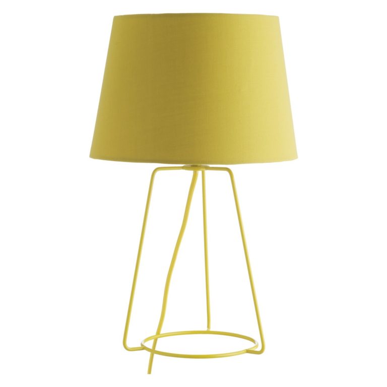 Play with color decor using Yellow table lamps - Warisan Lighting