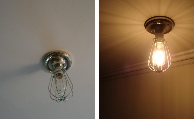 Creating the perfect home ambience using Light bulb ceiling light ...