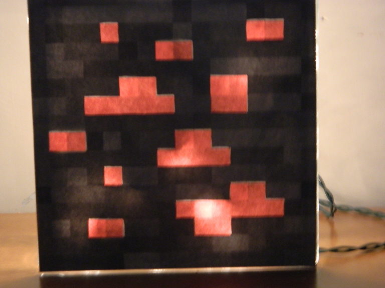 Create your own Redstone lamp from minecraft game - Warisan Lighting