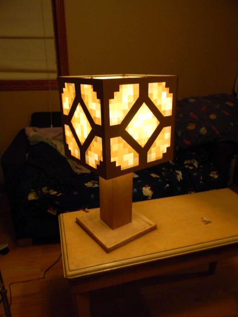 Create your own Redstone lamp from minecraft game - Warisan Lighting