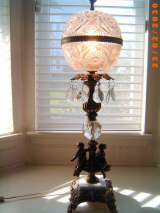 Antique crystal table lamps | Warisan Lighting